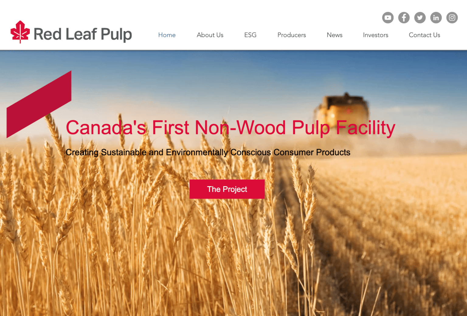 Canada's first non-wood pulp facility | Circular Regions